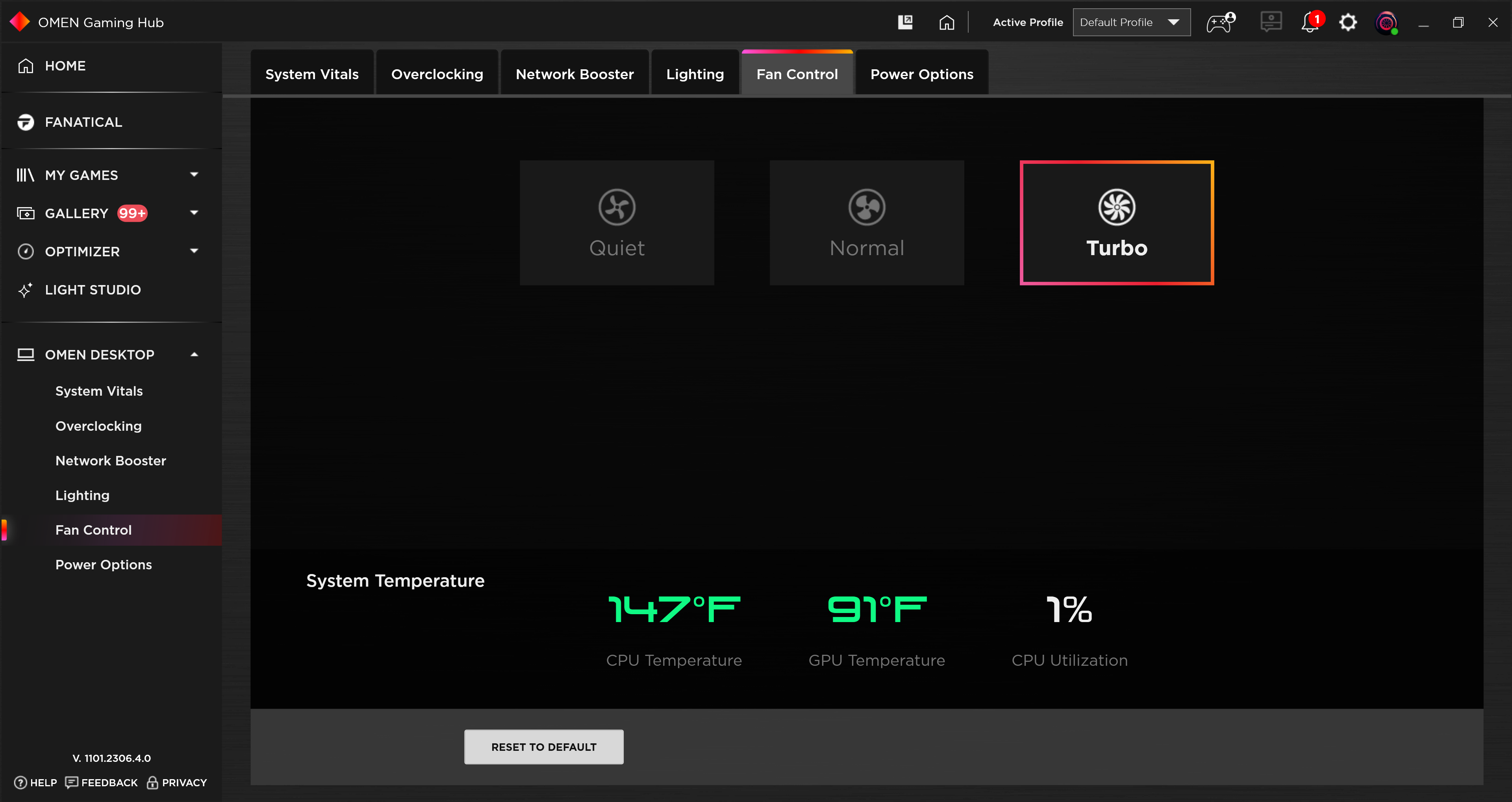 Omen Gaming Hub fan controls not working - HP Support Community - 8720898
