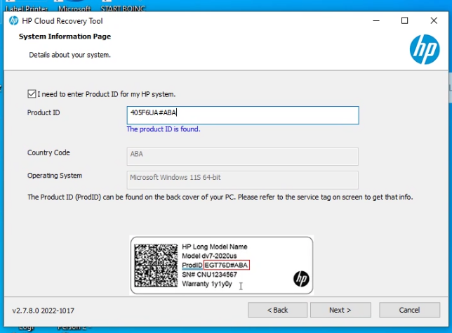 Solved: HP Cloud Recovery failed - HP Support Community - 8721006