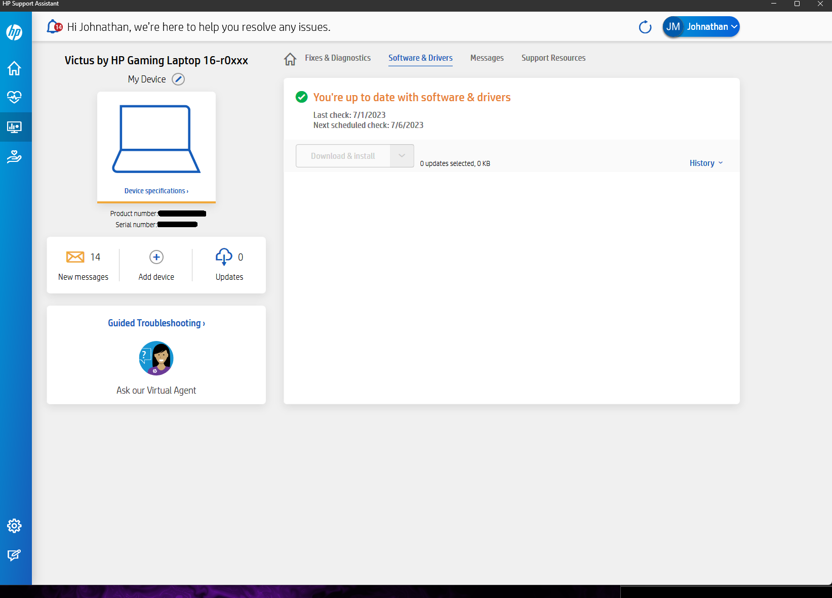 HP Victus Gaming Laptop-r0xxx Drivers are incorrect on websi... - HP ...