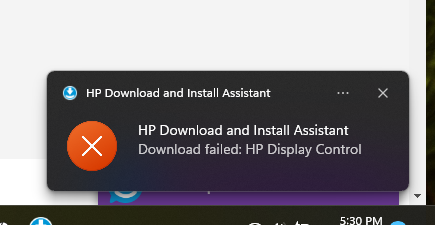 Solved: HP Display Control driver will not install - HP Support ...