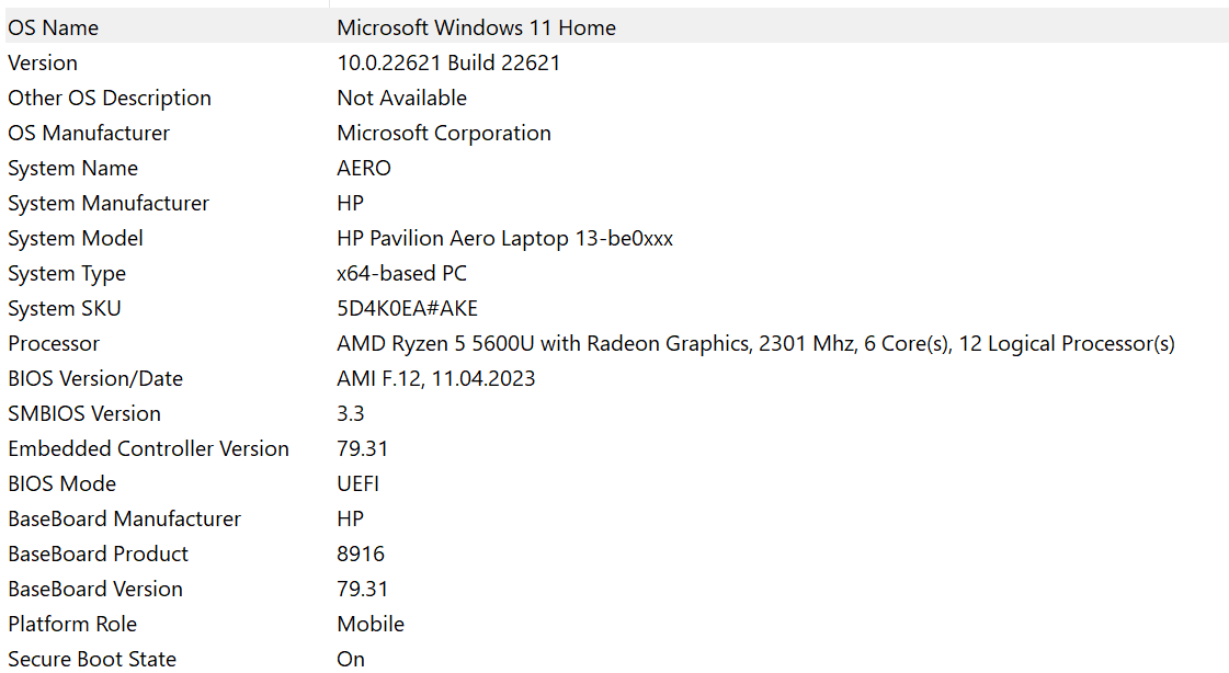ELAN fingerprint sensor power management issue on HP Pavilio... - HP ...
