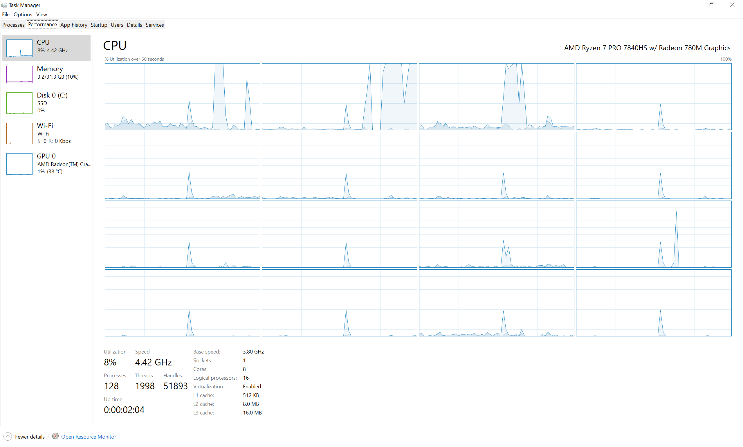 Solved: Ryzen 7 7840HS is not running at full speed - HP Support ...
