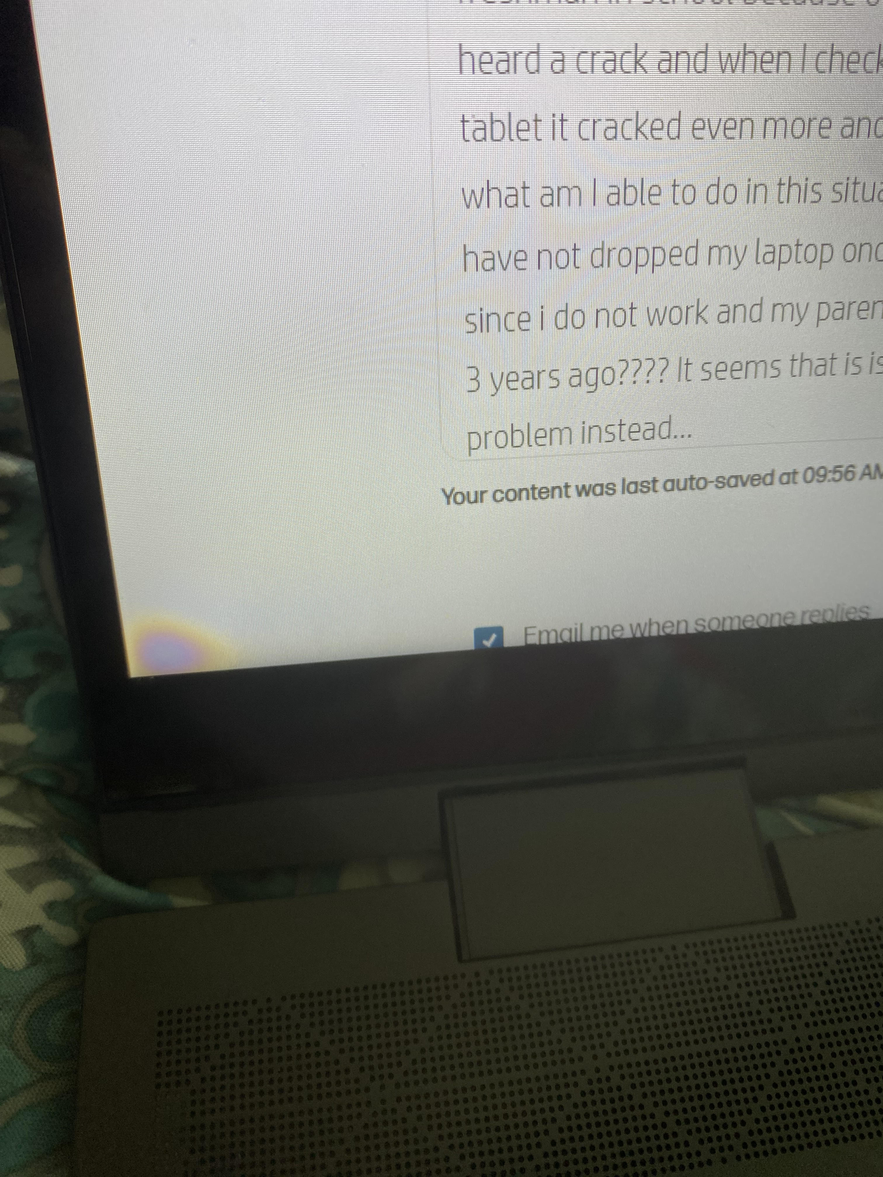 Laptop Screen Popped Out - HP Support Community - 8732718