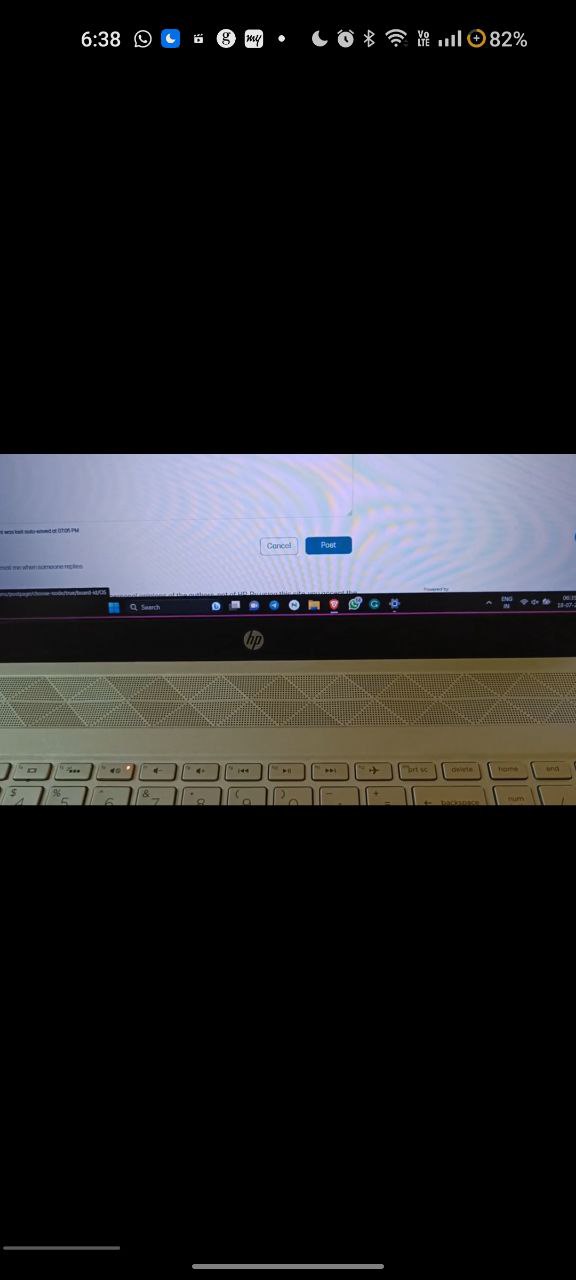 There is a pink line blinking on the bottom of the screen - HP Support ...