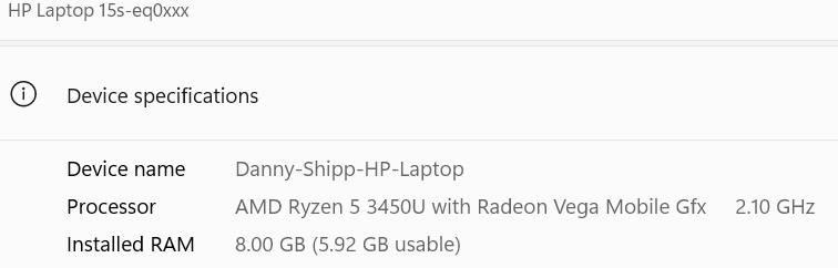 I'm trying to output my HP laptop 15s-eq0xxx onto to two mon... - HP ...
