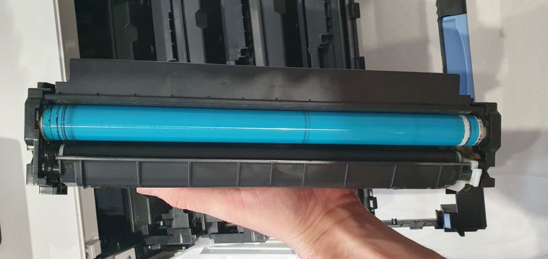 Solved: Stripes when printing (see images) - HP Support Community - 8820329