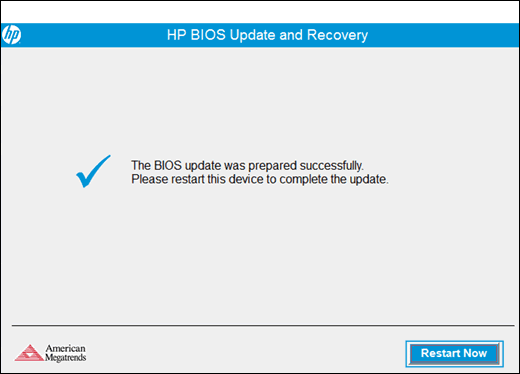 Bios update - HP Support Community - 8821637