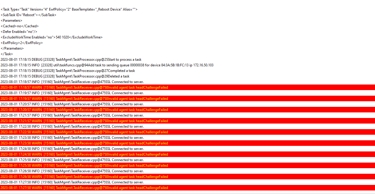 HPDM 5.09 sending task to Thin Clients - HP Support Community - 8824666