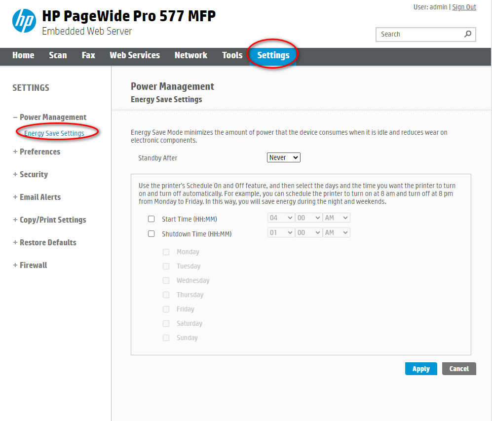 Solved: Printer shuts off after 2 hours of idle time - HP Support ...