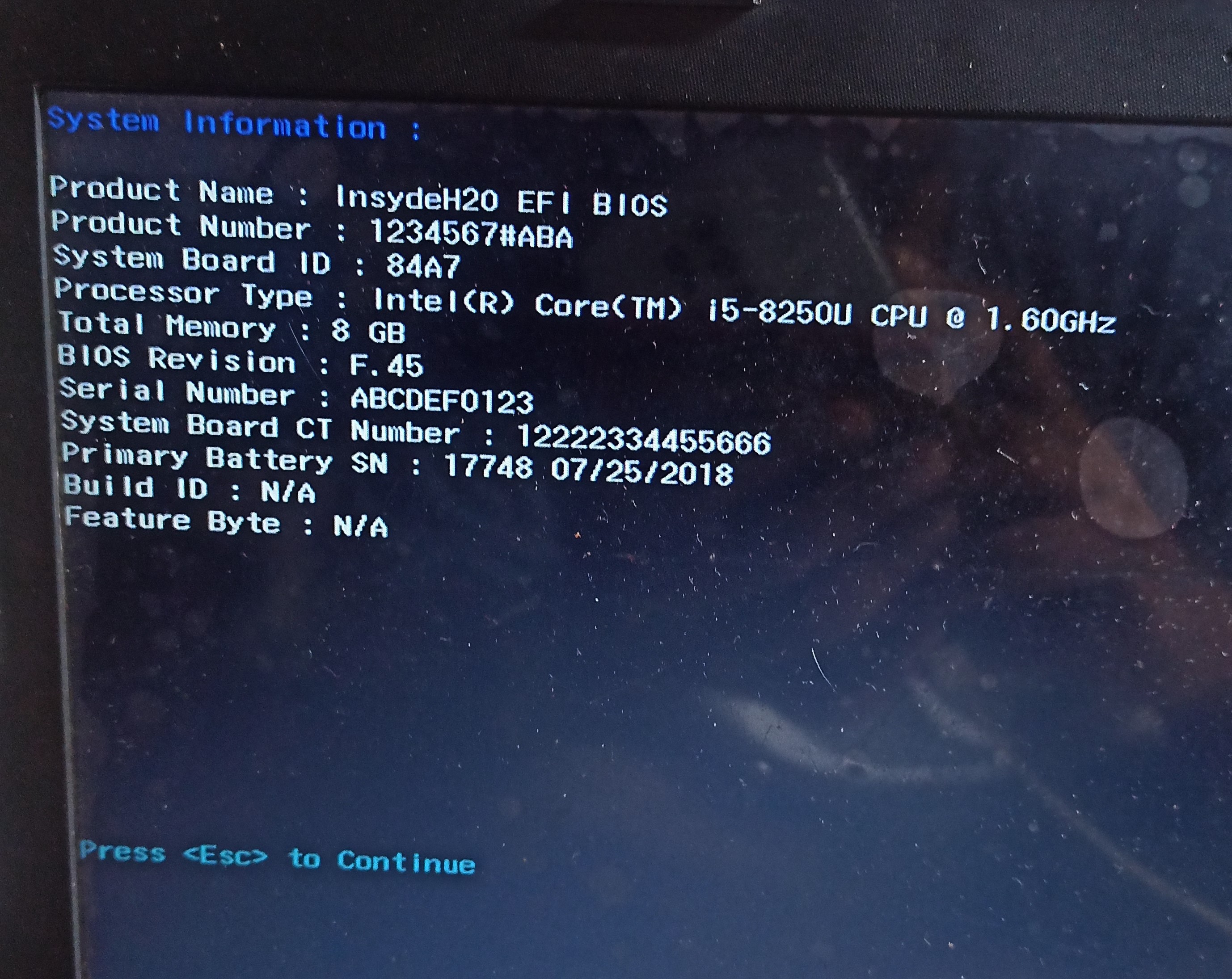 Solved: serial number, product id and other detail were missing on t ...
