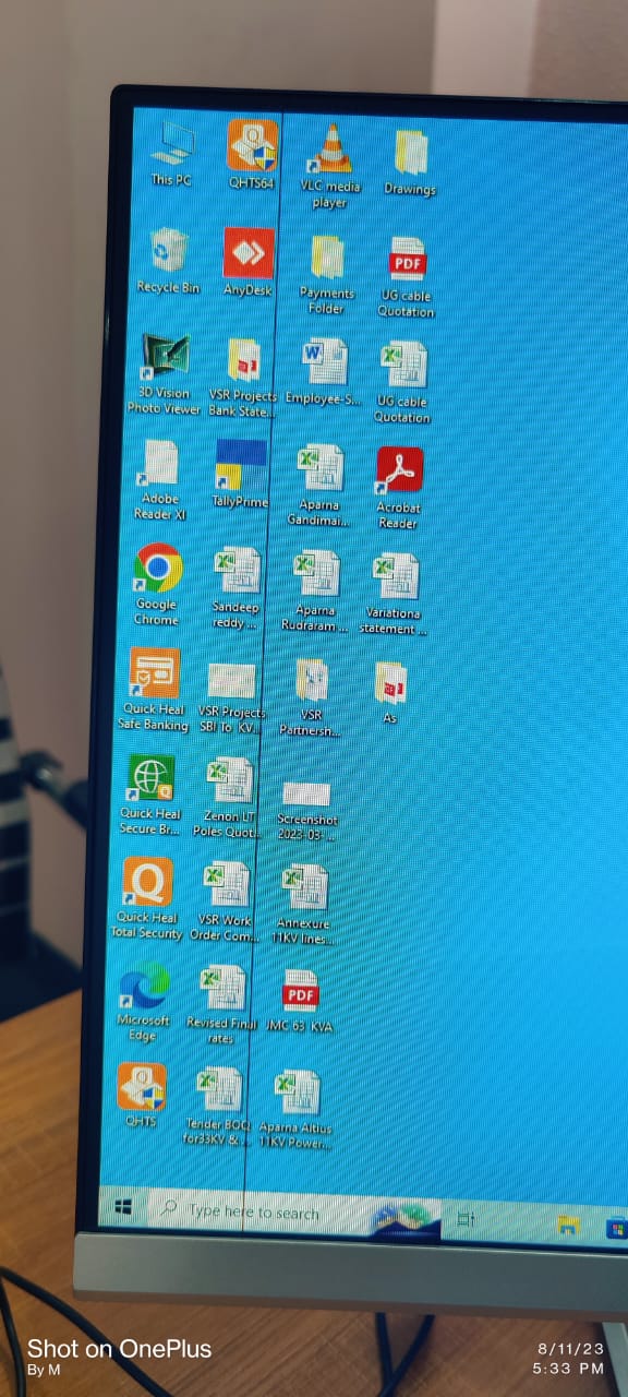 My HP Screen Display on left side one red vertical line comi... - HP ...