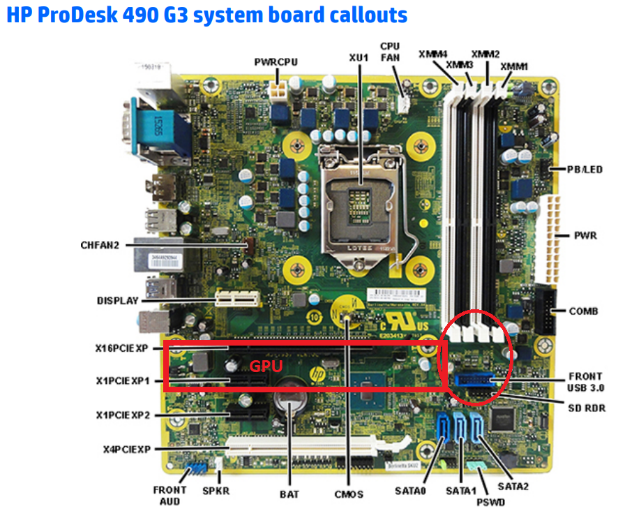 Does a GTX 1080 fit inside a HP Prodesk 400 G3 MT - HP Support ...
