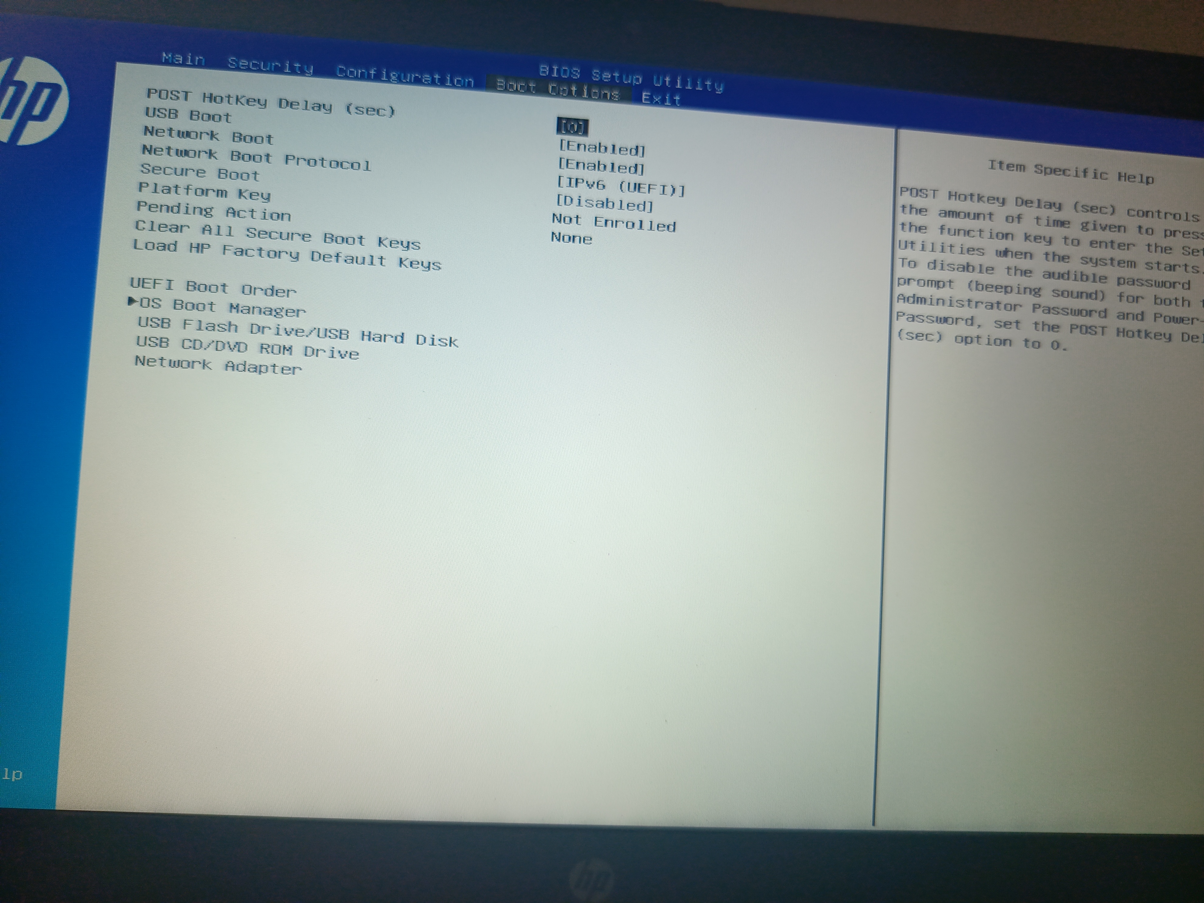 Boot device not found 3fo no legacy option in my laptop - HP Support ...