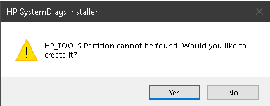 hp tools partition cannot be found - HP Support Community - 8840544