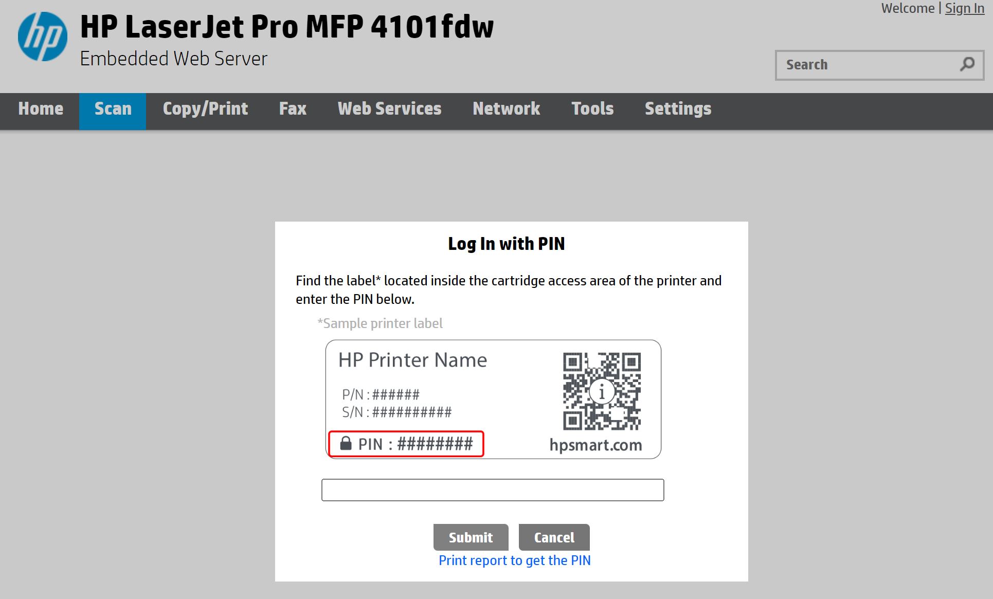 Printer PIN doesn't work - HP Support Community - 8843937