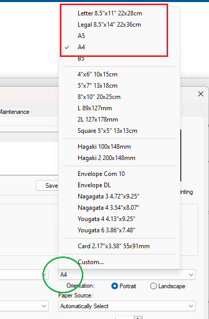 Letter size vs legal size - HP Support Community - 8843940