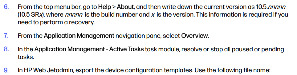 HP Web JetAdmin - Application management - Quick Discovery -... - HP ...