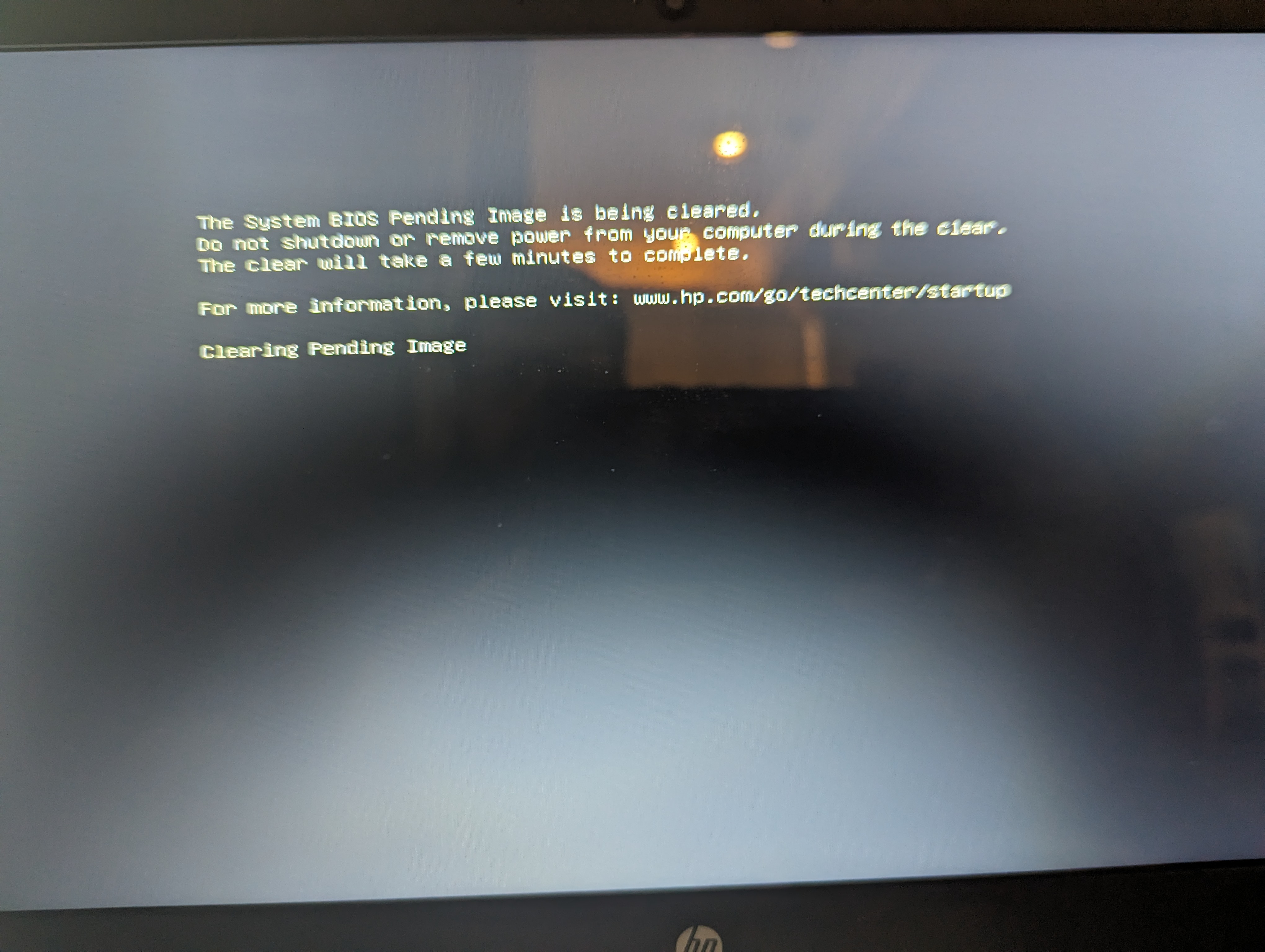 BIOS pending image is being cleared loop - HP Support Community - 8853581