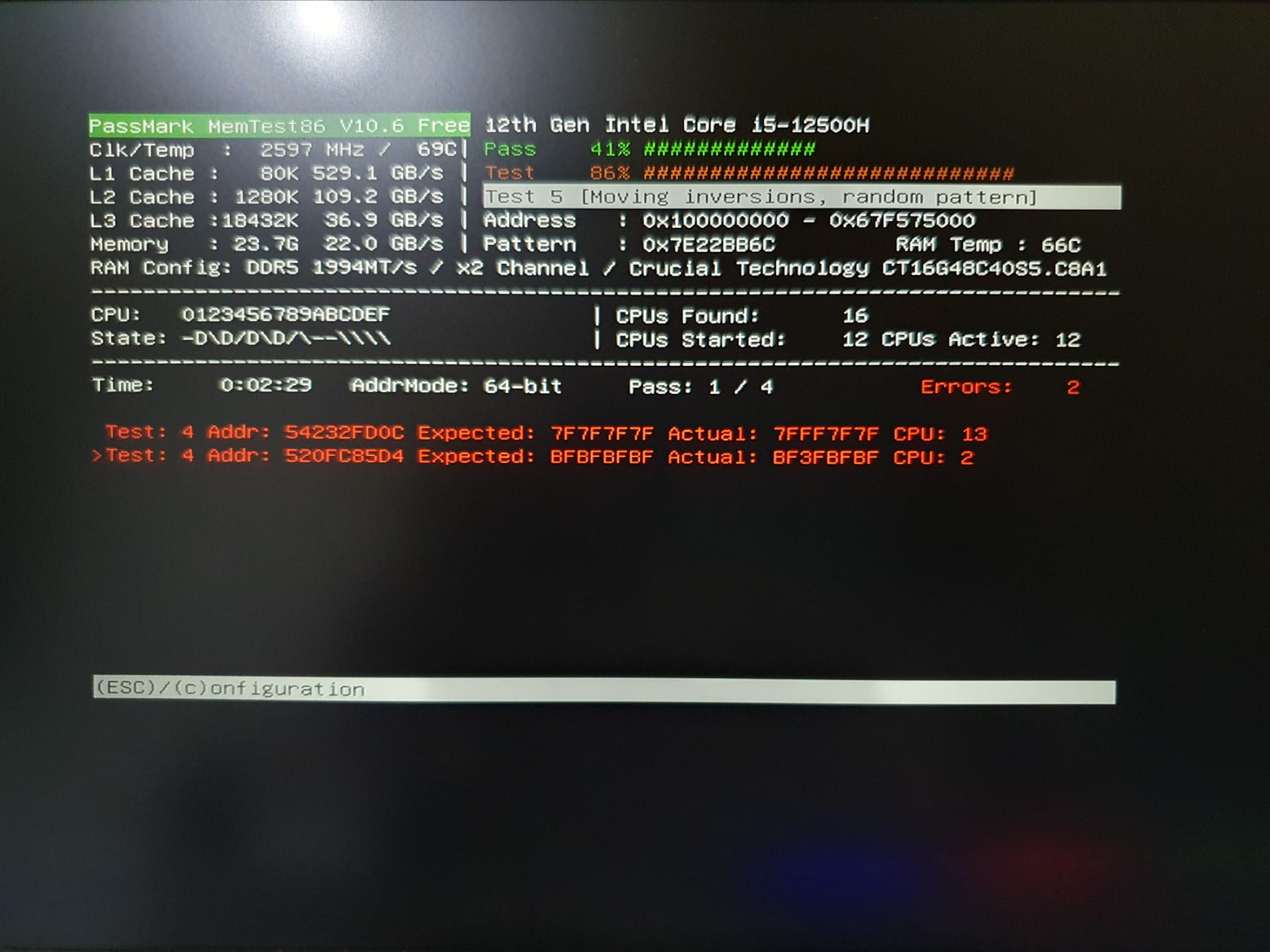 Unstable system state after RAM upgrade - HP Support Community - 8854493