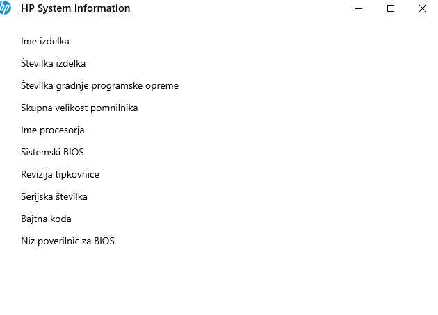 Solved: hp system information app is not showing any info - HP Support ...