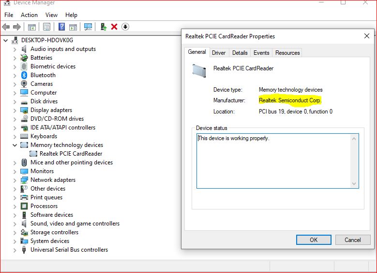 Realtek PCIE CardReader cannot detect the Sandisk microSD Ad... - HP ...