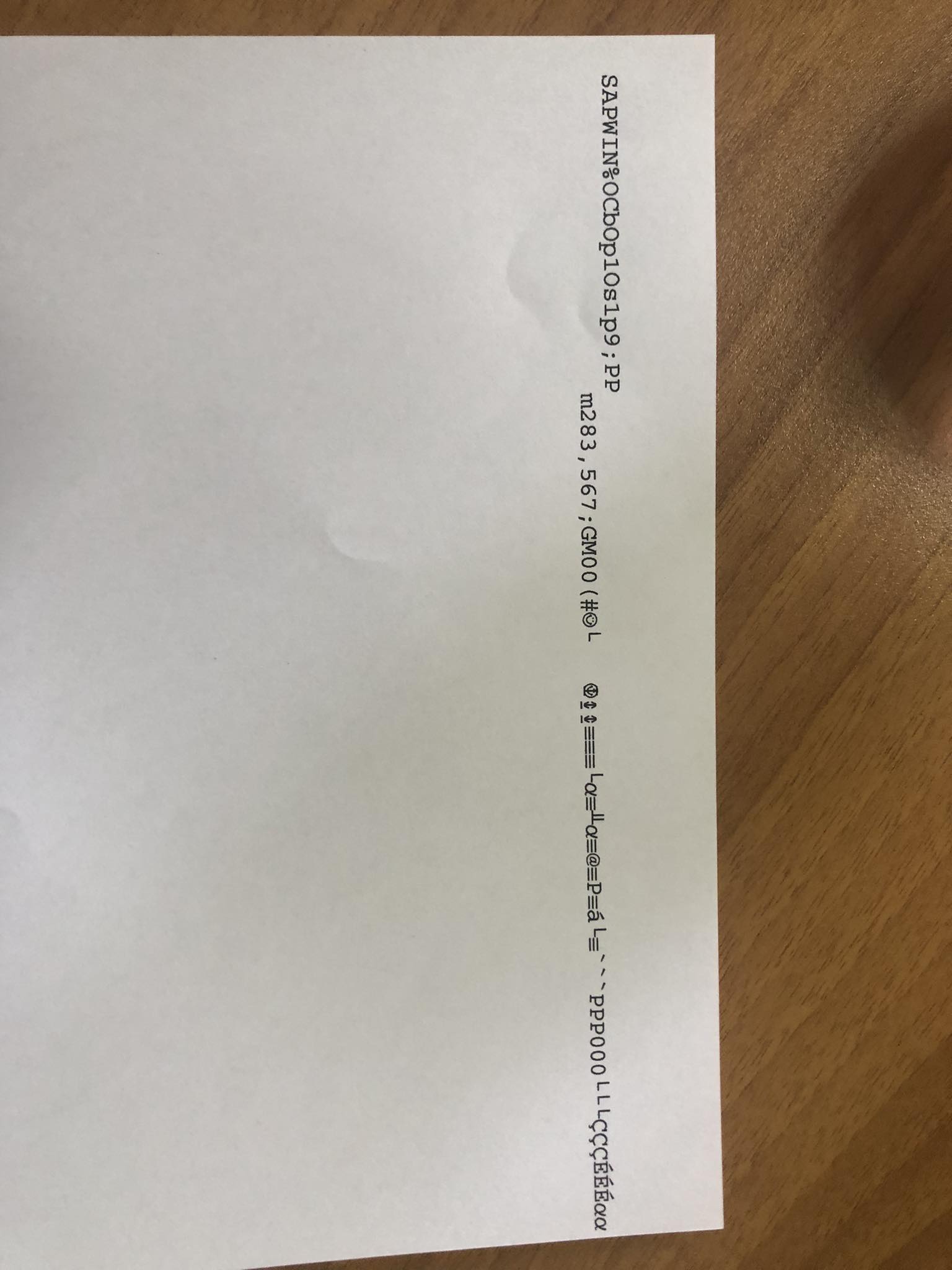 Printing Unknown Characters - HP Support Community - 8862632