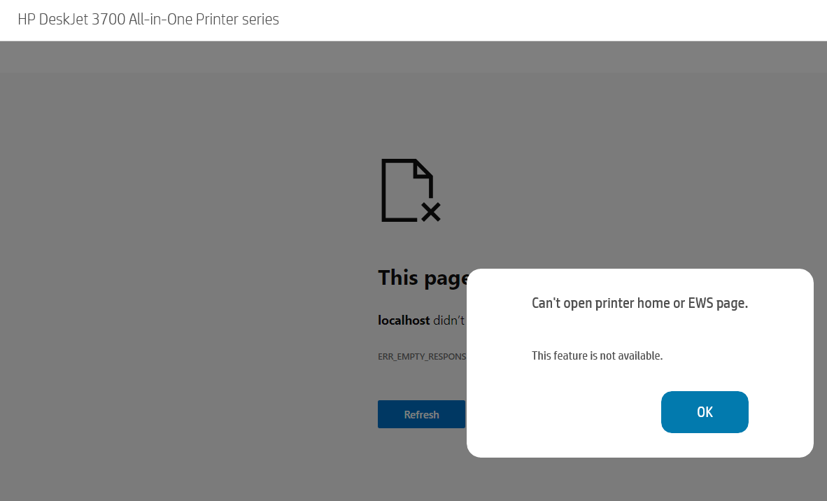 Printer quality reports, tools not available hp 3700. They w... - HP ...