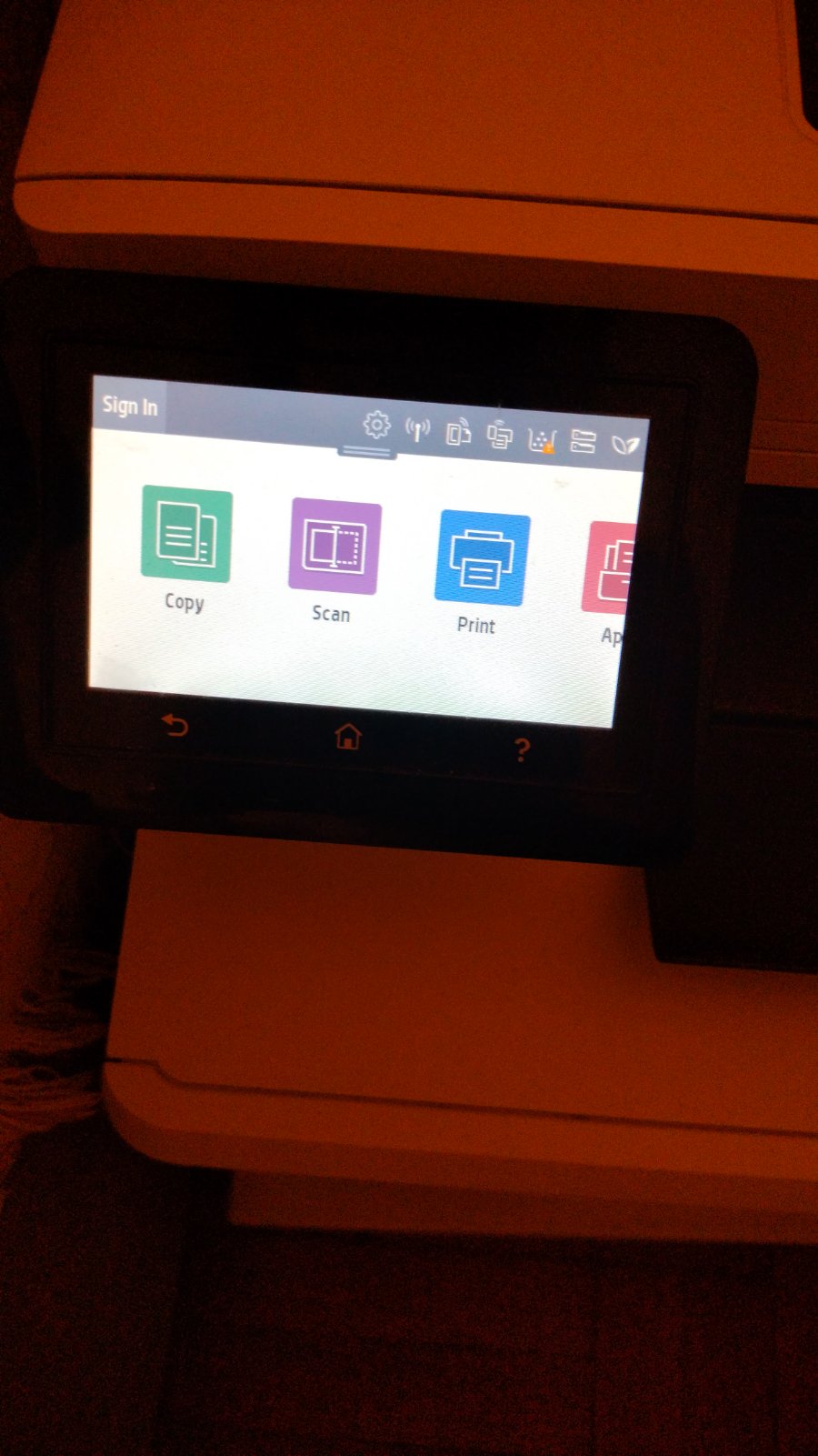 HP LaserJet MFP M479dw Screen Boot Problem - HP Support Community - 8868881