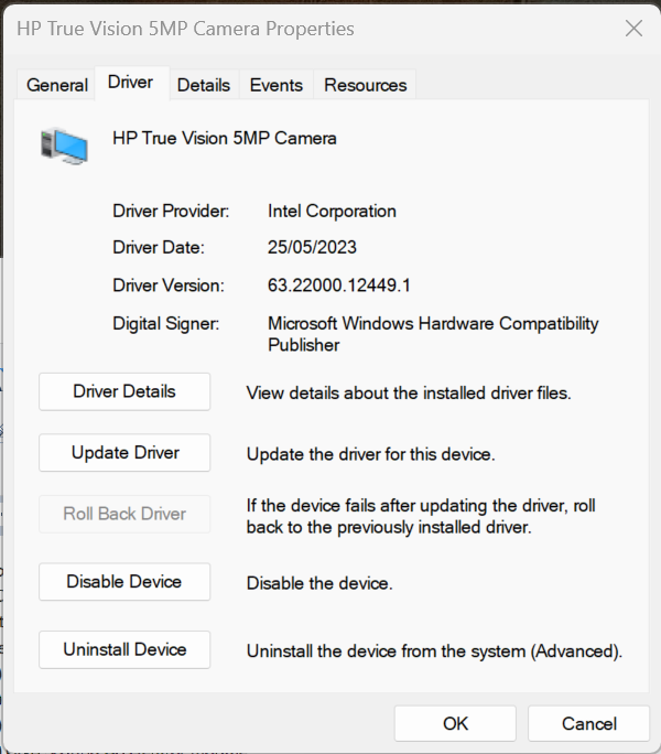 Built in webcam HP. NocamerasAreAttached 0xA00F4244 - HP Support ...