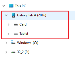 File explorer not finding device content - HP Support Community - 8872173