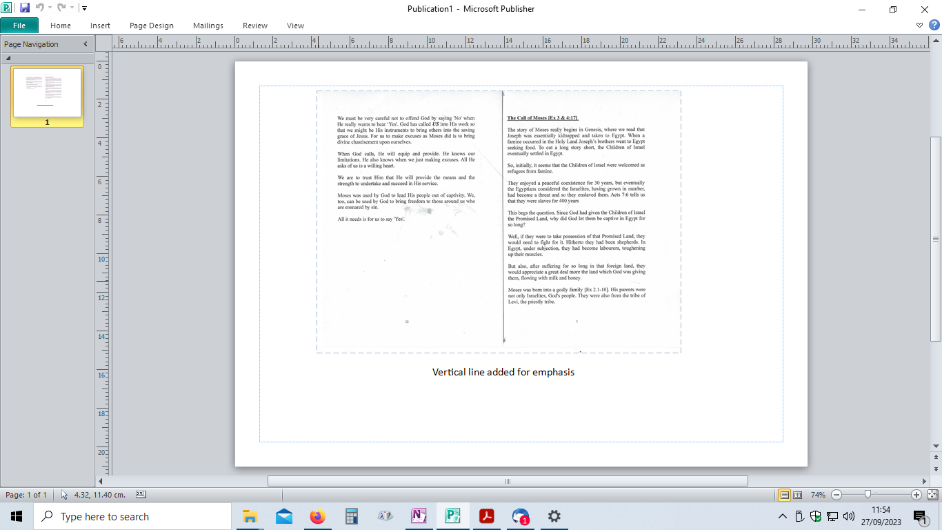 Solved: Print is off-centre in booklet mode - HP Support Community - 8874960