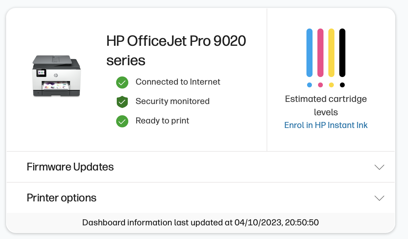 Printing Web Services Info page - Nothing prints - HP Support Community ...