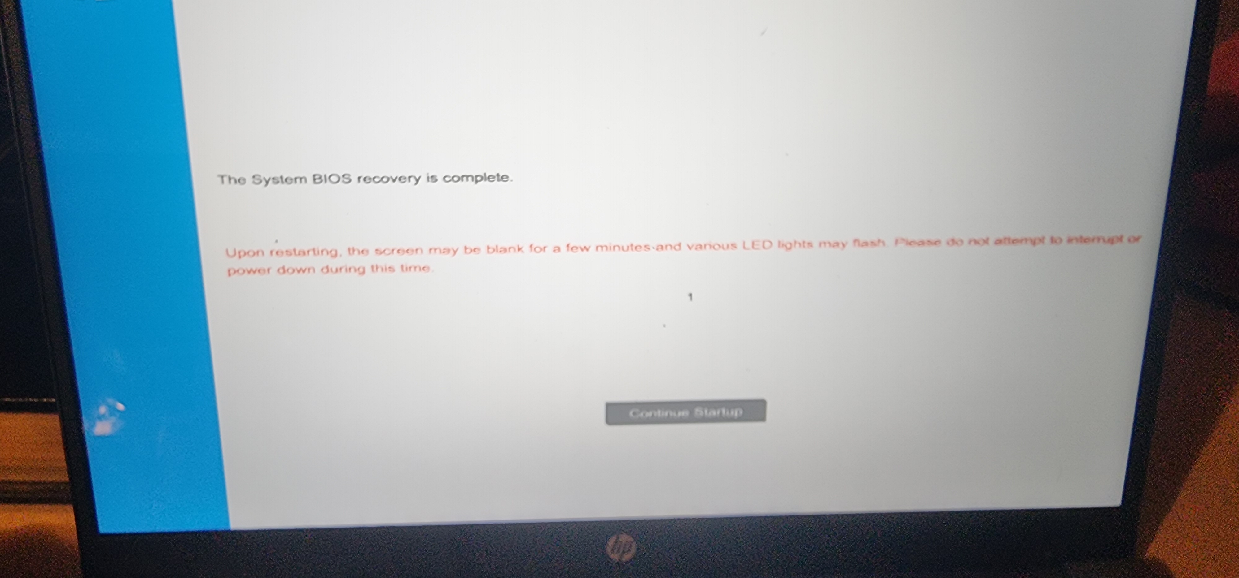 Solved: Bios update complete but it freezes at the the countdown at ...