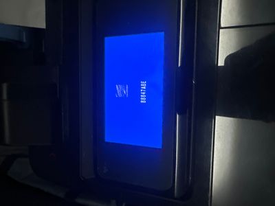 Designjet T520 blue screen B8847ABE - HP Support Community - 8888438