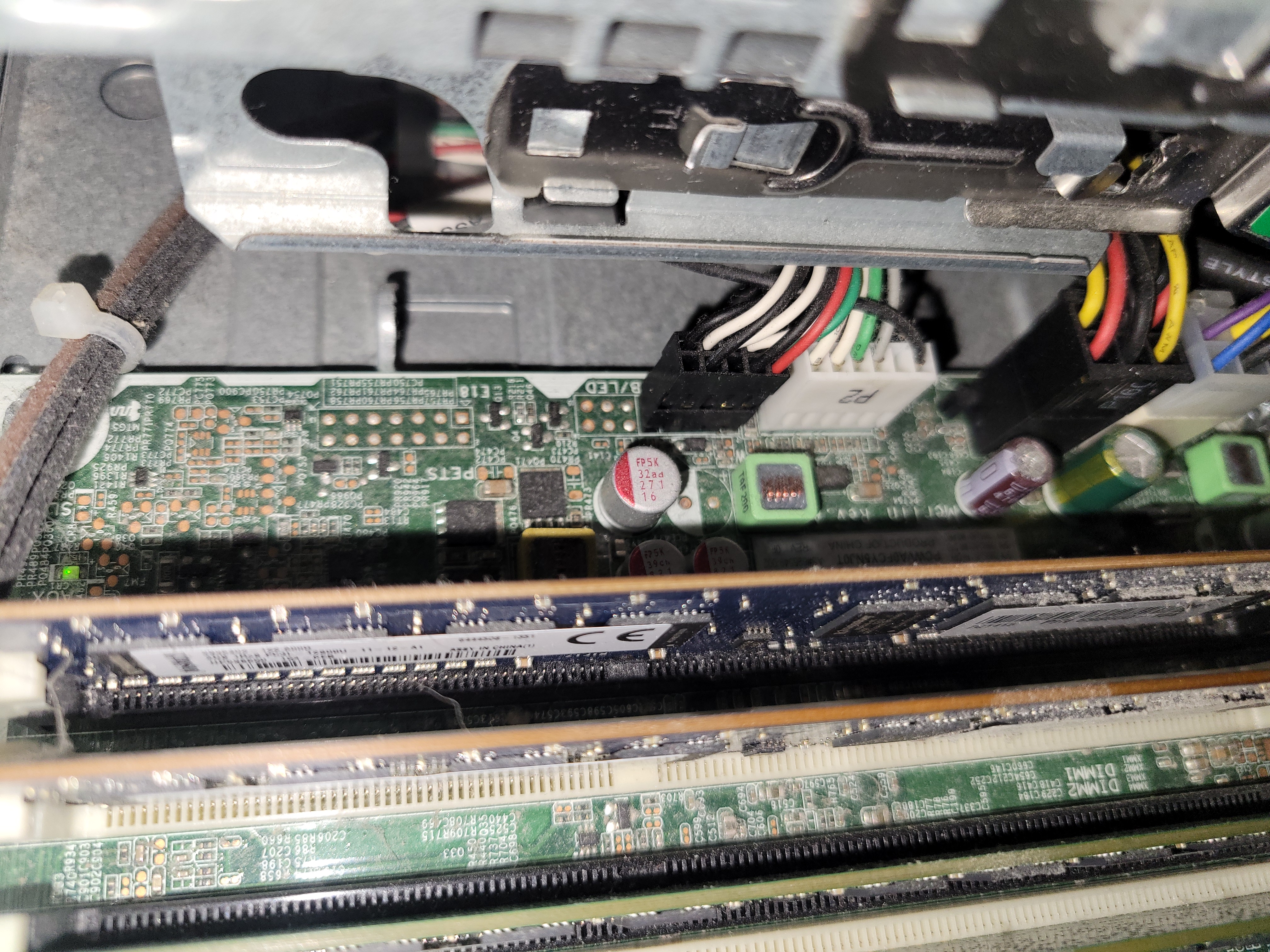 motherboard front panel header Layout for HP deskpro 600 G1 - HP ...