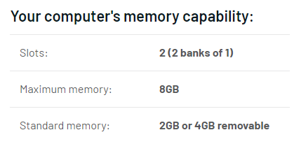 Solved: Maximum RAM Capacity. Device Manual VS CMD. - HP Support ...