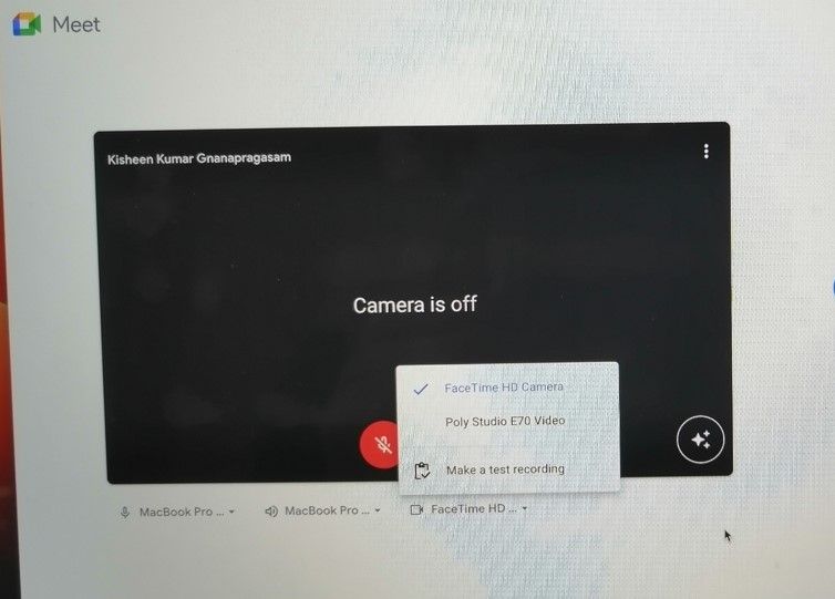 Poly Studio E70 Camera no detect with MacBook Pro intermitte... - HP ...