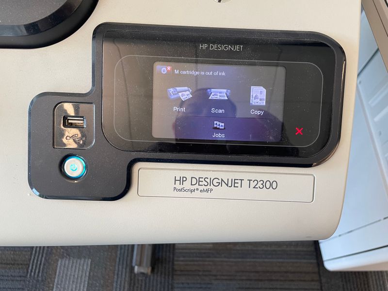 HP T2300 Won't Print - HP Support Community - 8902169 HP T2300 Won't Print - HP Support Community - 8902169