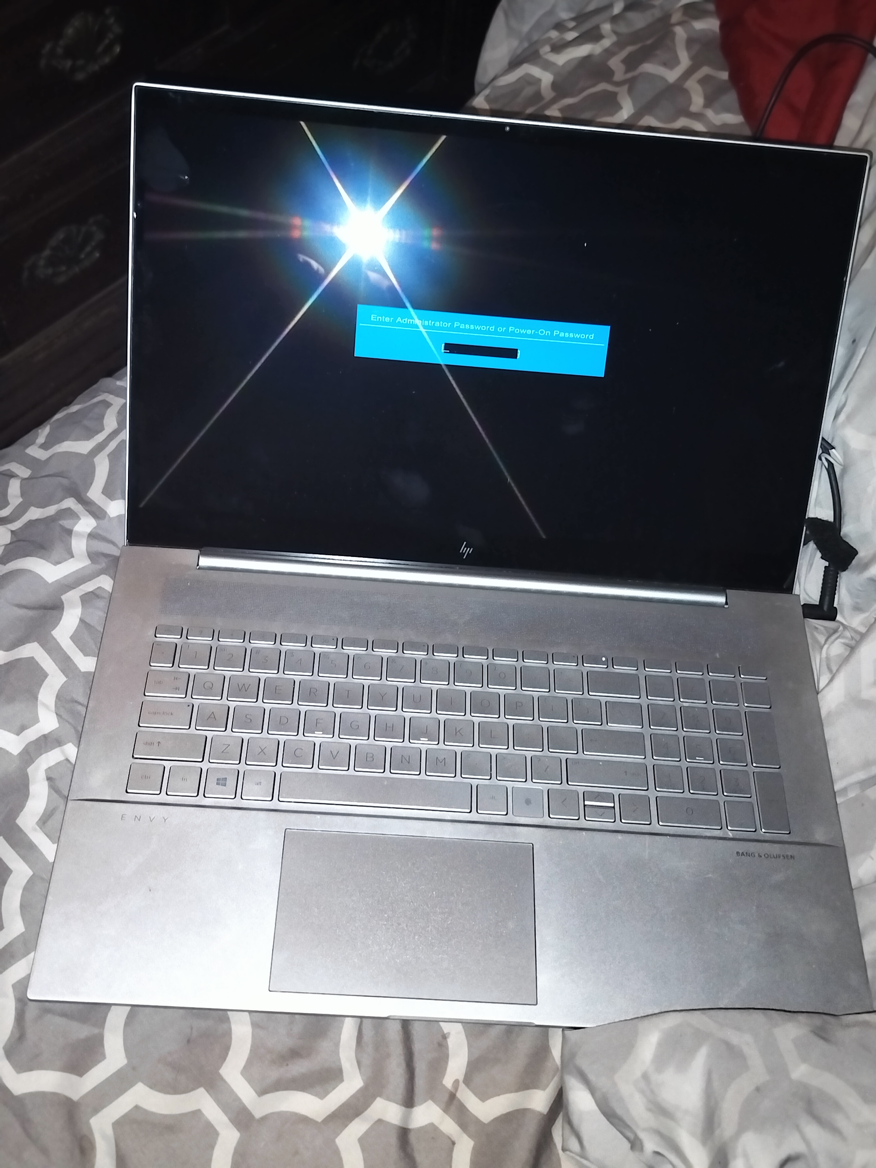 Administrative password or power on password - HP Support Community ...