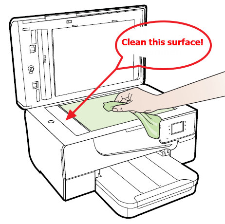 when scanning from ADF - a line is mad on one side of docume... - HP ...