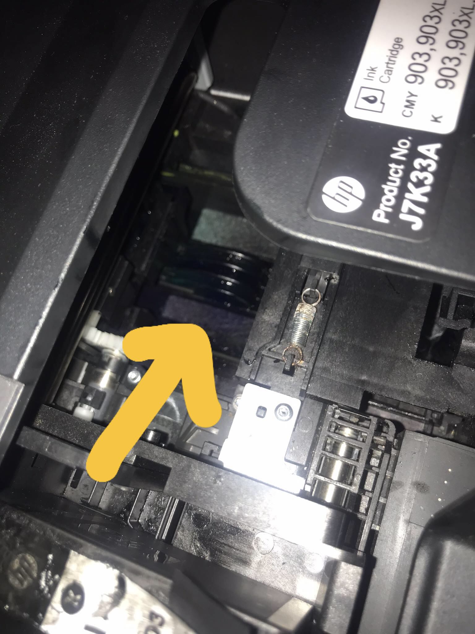 HP office jetpro 6960 only print in blue/cyan color - HP Support ...