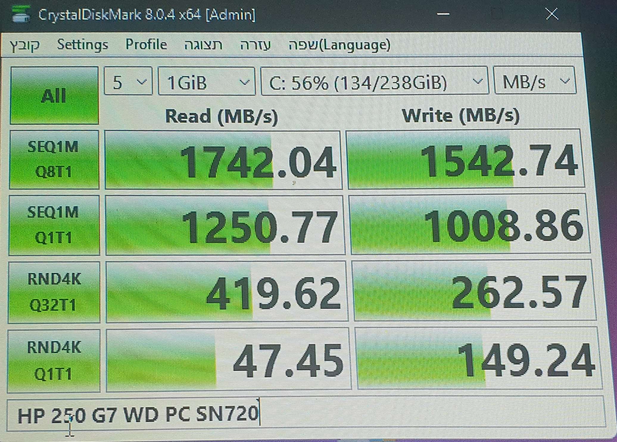 Solved: what is the max supported nvme speed on hp 250 g7 and what ...
