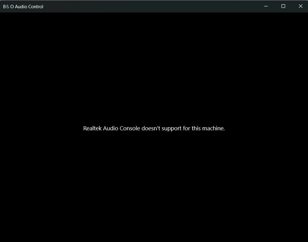 B & O Audio Control is not working on my Victus 16 - HP Support ...