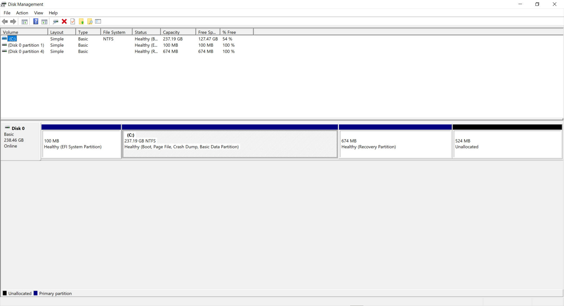 hardisk storage not showing in disk management - HP Support Community ...