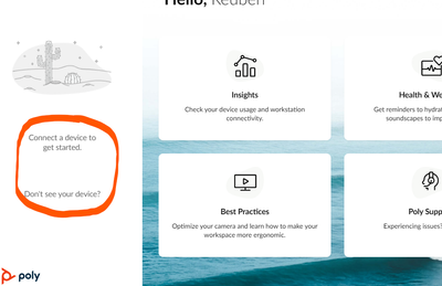 Voyager Focus 2 does not show up in Poly Lens Desktop App - HP Support ...