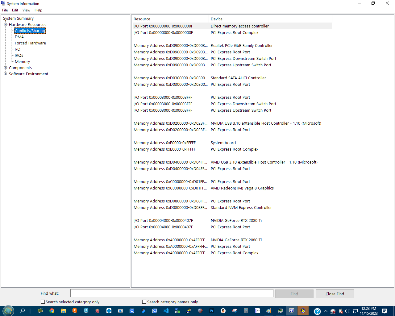 Problem installing RTX 2080 Ti GPU, code 12, I/O conflict, I... - HP ...