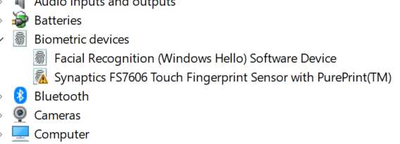 Fingerprint Sensor - HP Support Community - 8919874