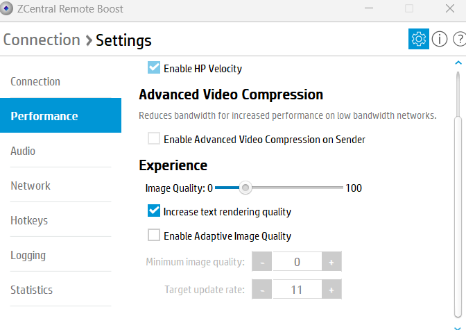my remote screen Goes red with netwrok connection warning - HP Support ...