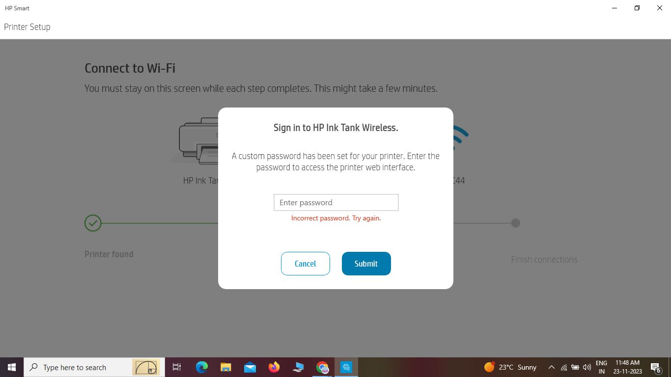 custom password - HP Support Community - 8921332