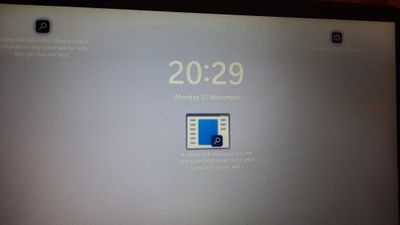 Strange login screen - HP Support Community - 8924851